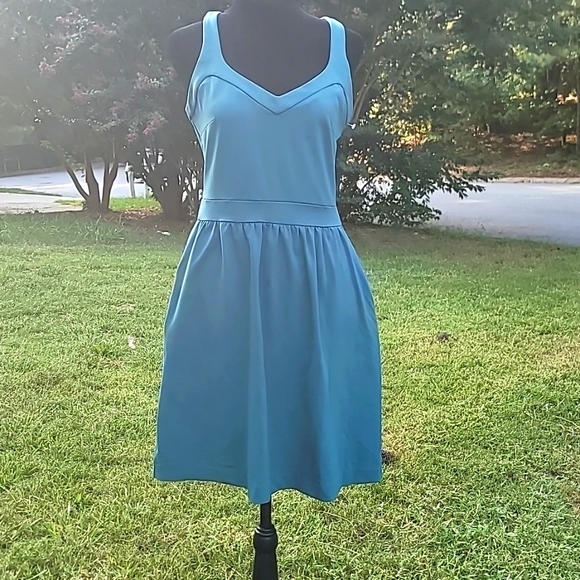 Cynthia Rowley | Dresses | Deep Teal Cynthia Rowley Racer And Zipper Backed Dress | Poshmark